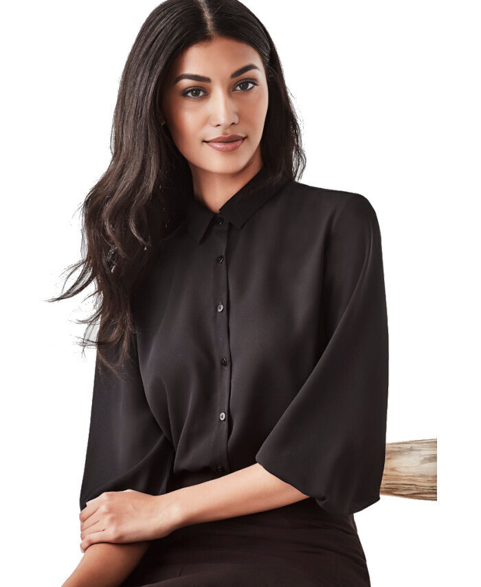 Boulevard - Lucy 3/4 Sleeve Blouse - Biz Corporates