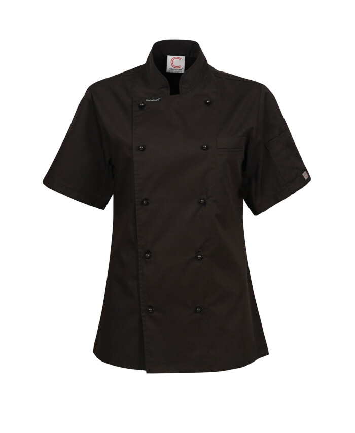 LADIES EXECUTIVE CHEF lightweight S/S jacket - ChefsCraft